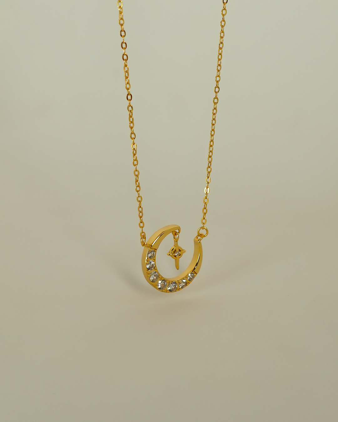 FAYE 18k Gold Vermeil Pendant Necklace | INXSKY