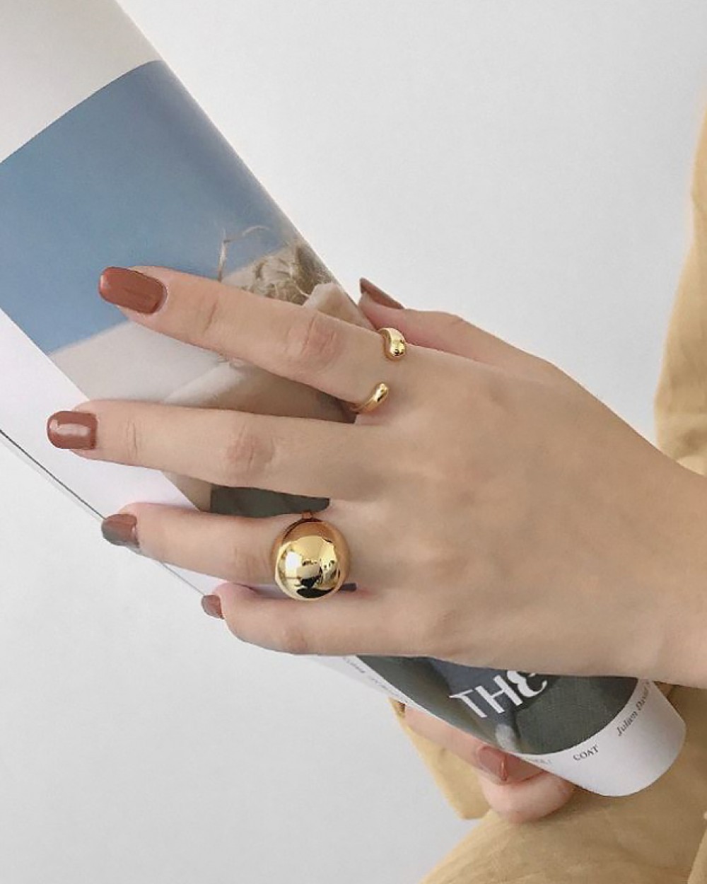 BROOK 18k Gold Vermeil Ring | INXSKY