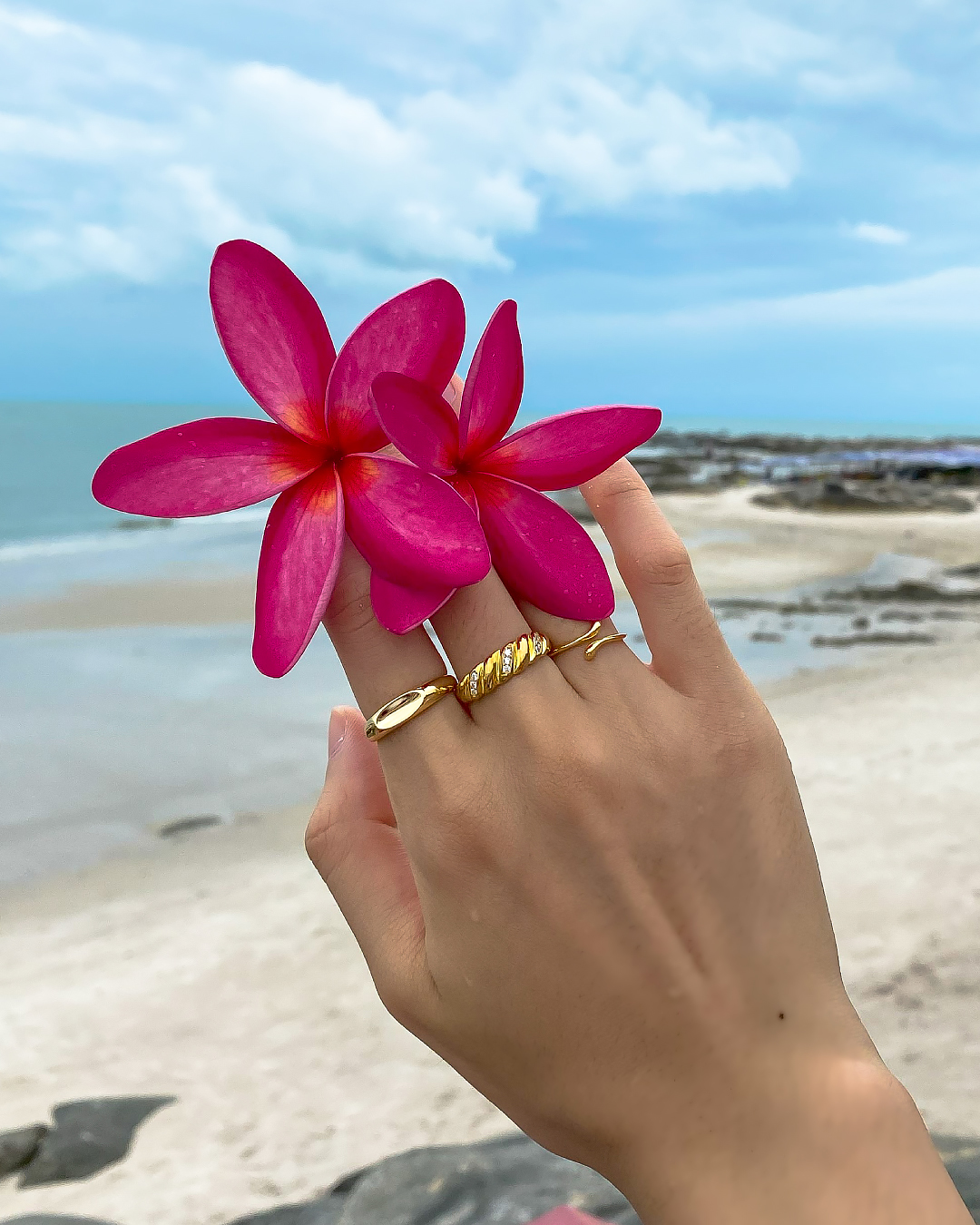 AURORA 18k Gold Vermeil Signet Ring | INXSKY