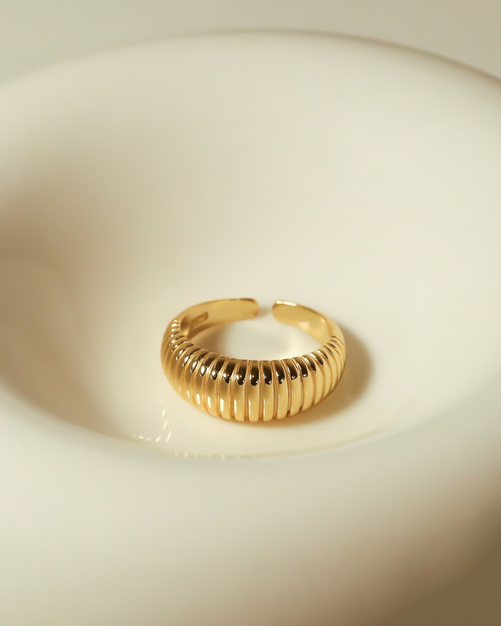 Marina 18k Gold Vermeil Ring | INXSKY