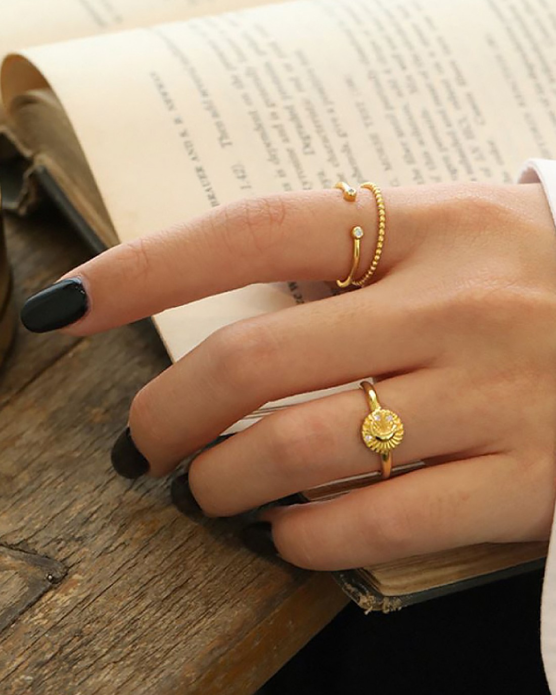 Venus 18k Gold Vermeil Ring | INXSKY